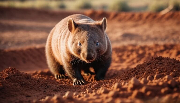 How Do Wombats Help Aerate The Soil Through Their Digging?