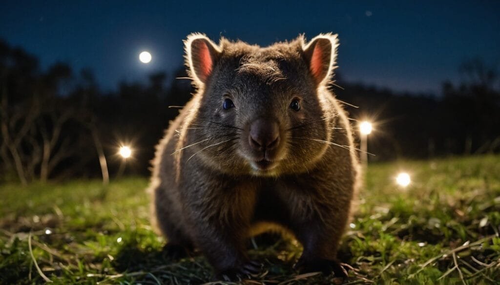 How Do Wombats Navigate Their Surroundings At Night?