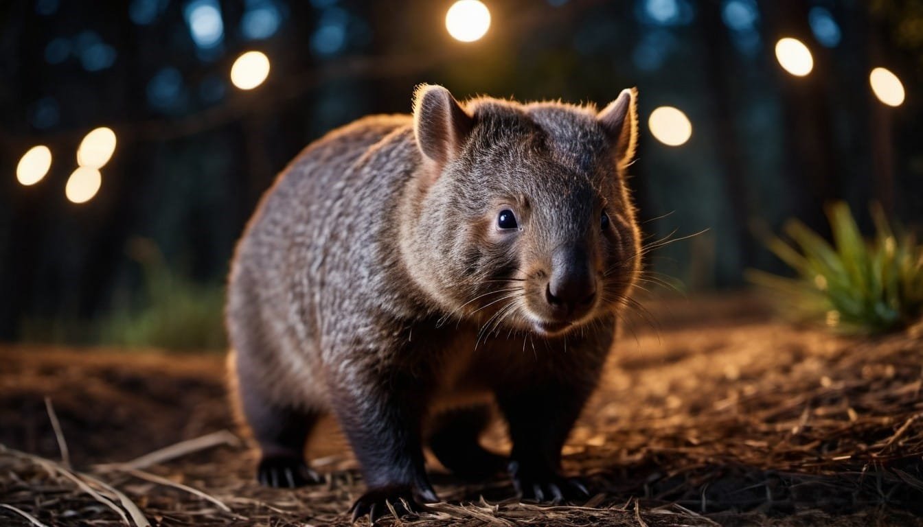 How Do Wombats Navigate Their Surroundings At Night?