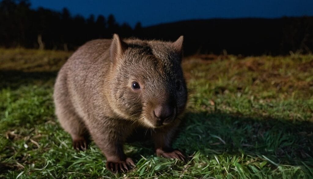 How Do Wombats Navigate Their Surroundings At Night?