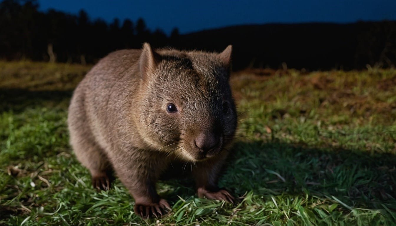 How Do Wombats Navigate Their Surroundings At Night?